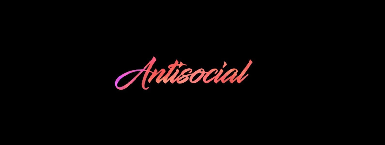 Antisocial Decal Sticker (windshield Banner, Windows, Bumper, Jdm, Car ...