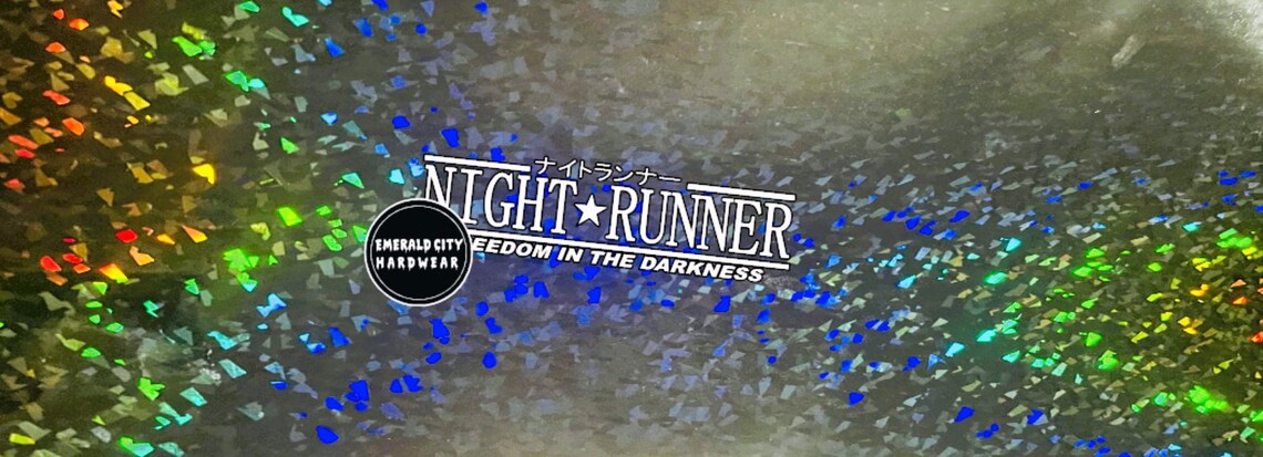 Night Runner Decal Sticker Freedom in the Darkness - Etsy