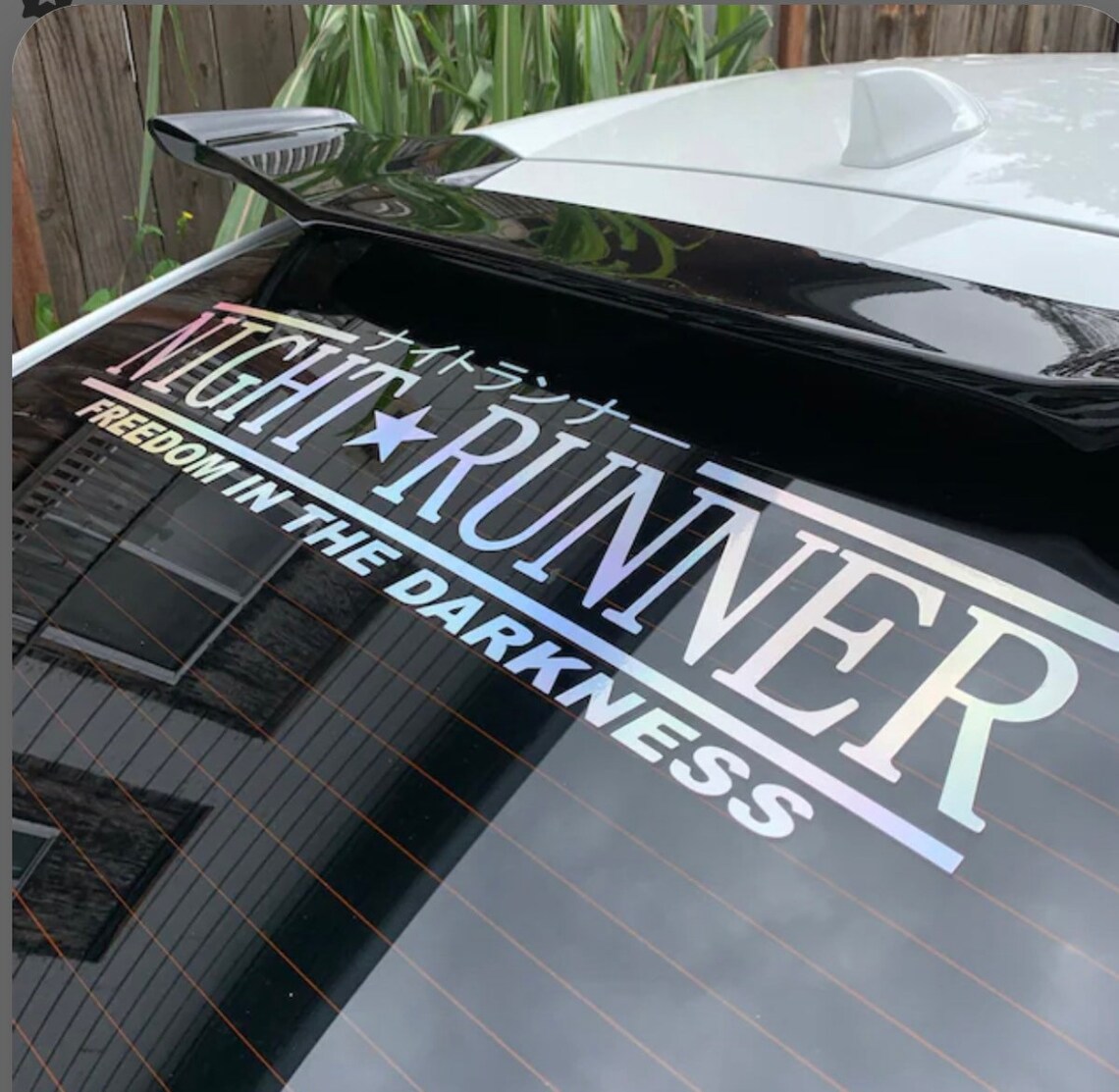 Night Runner Decal Sticker Freedom in the Darkness - Etsy