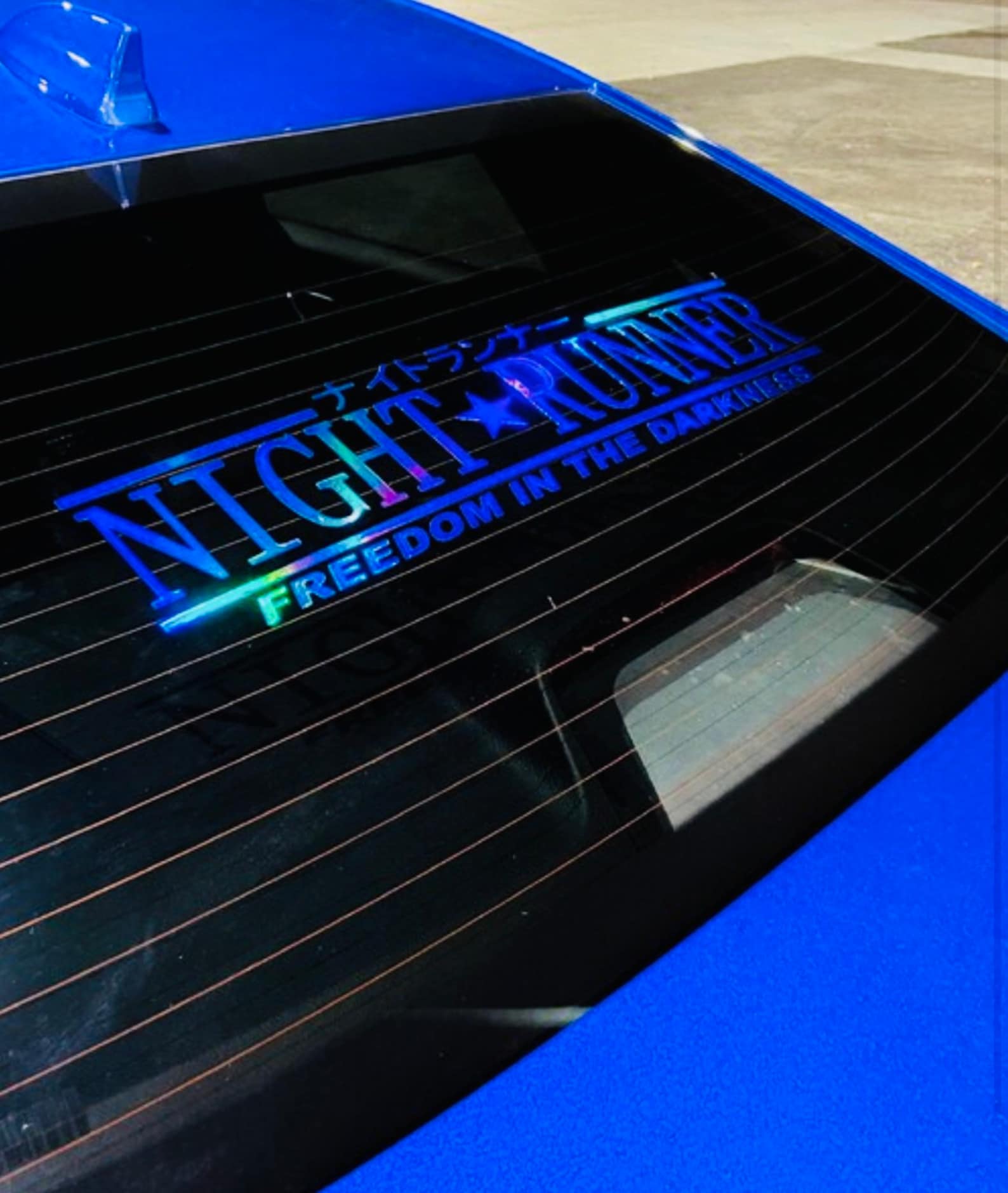 Night Runner Decal Sticker Freedom in the Darkness - Etsy