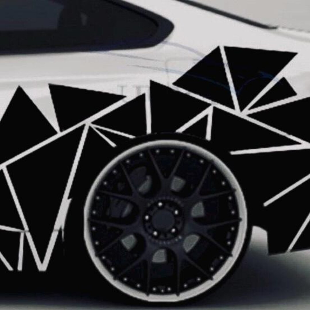 Triangle Jdm Decals- Triangle Stickers - Choose Your Size, Color & Quantity! ( Car Graphics. Car ...