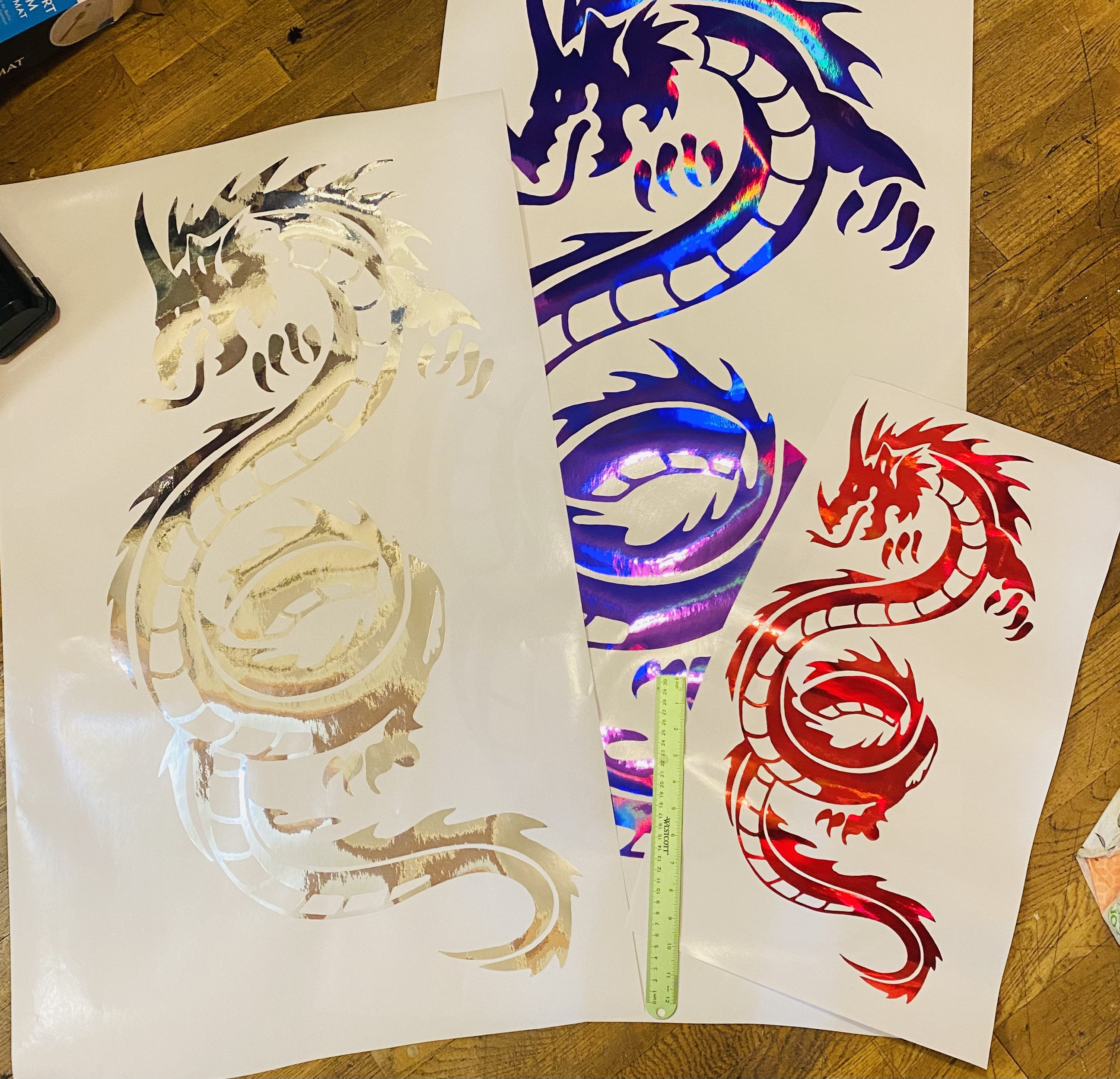 Dragon Stickers For Scooters