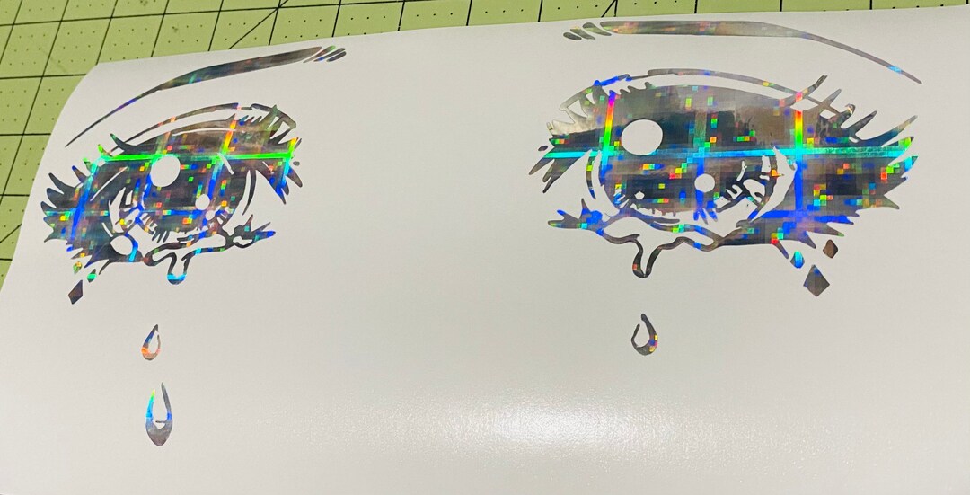 Crying Eyes JDM Decal Sticker. sadboyz, Sadgirlz, Bumper Sticker ...