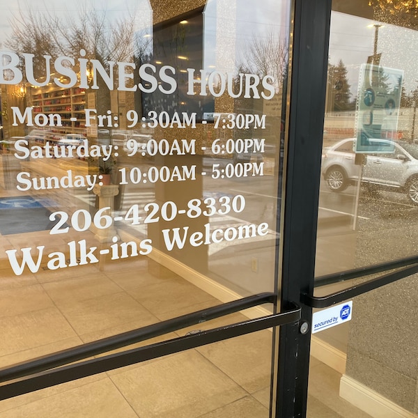 Business Door Decal - Etsy