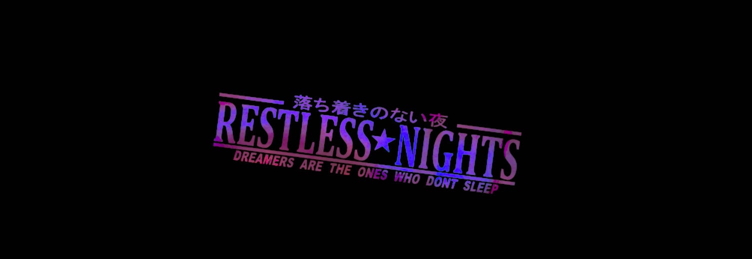 Restless Night JDM Decal Sticker (car Decal, Bumper Stickers, Windows ...