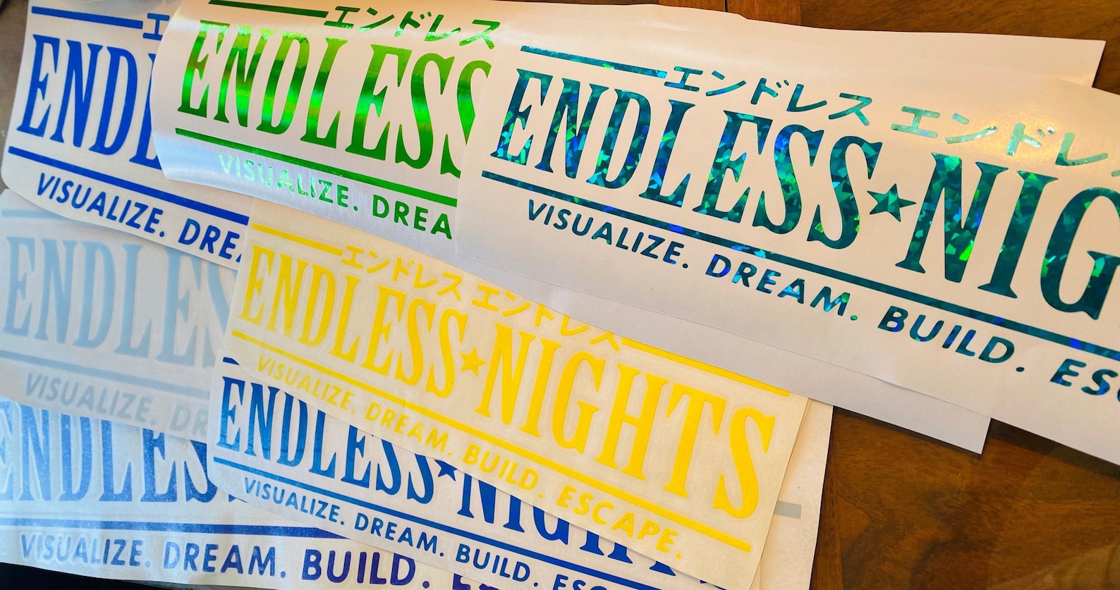 Endless Nights JDM Decal Sticker bumper Sticker Windshield - Etsy