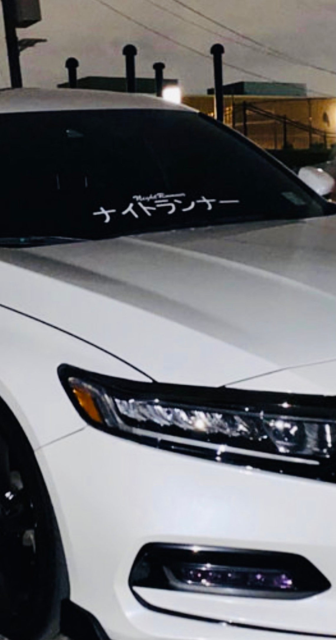 Night Runner JDM Decal Sticker windshield Banner Windows - Etsy