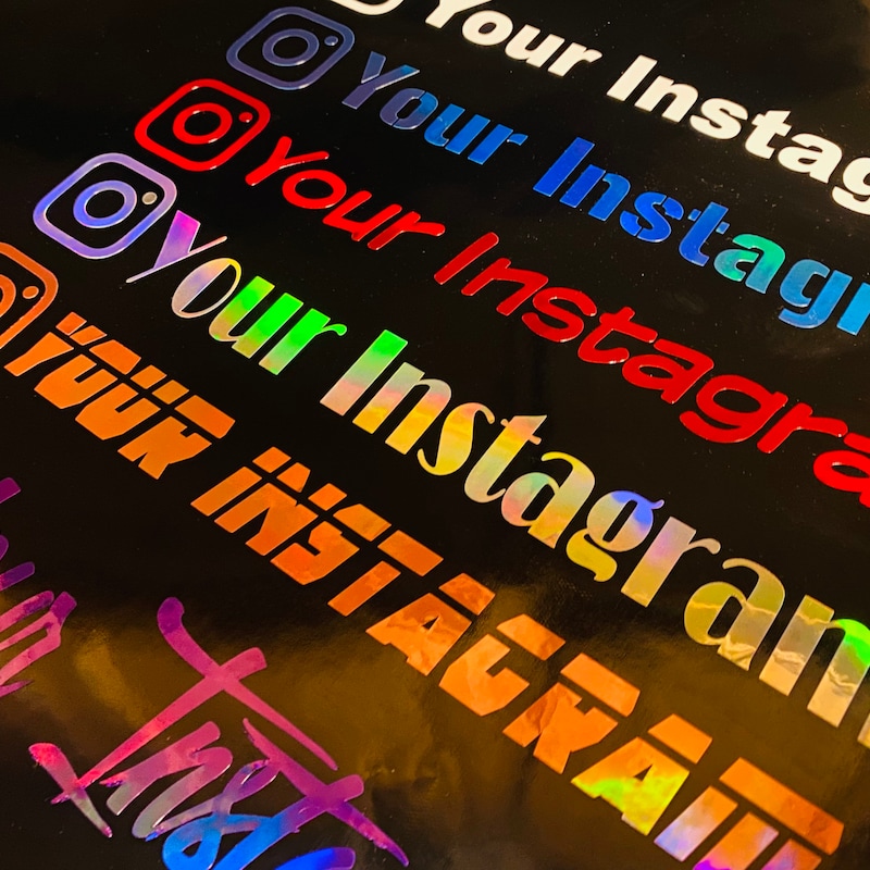 Instagram Car Decal - Etsy