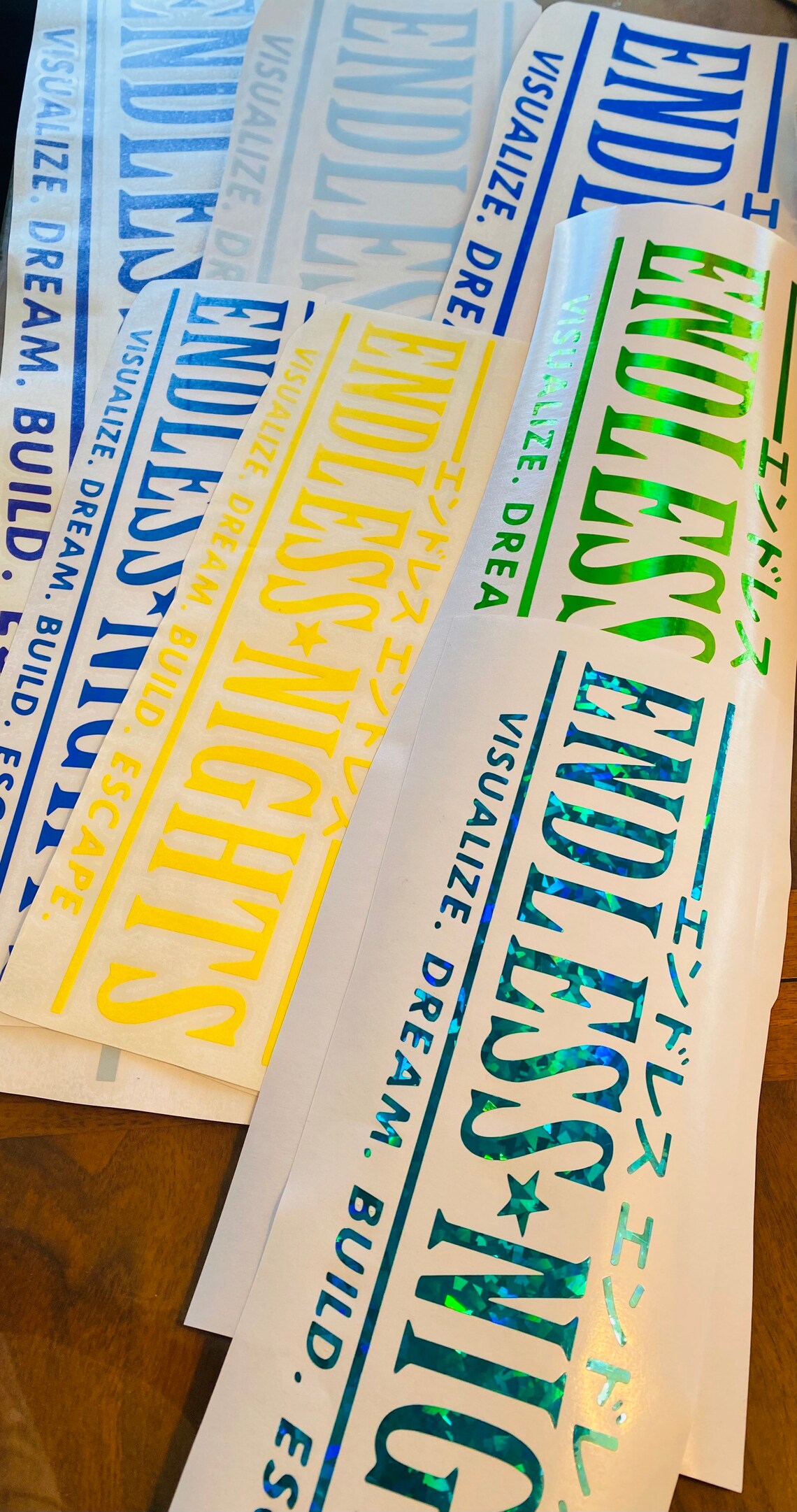 Endless Nights JDM Decal Sticker Bumper sticker windshield | Etsy