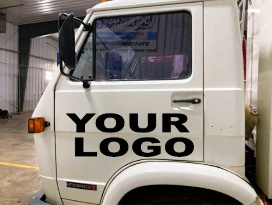 2 Custom Truck Decals Business Vehicles Stickers Trucks - Etsy