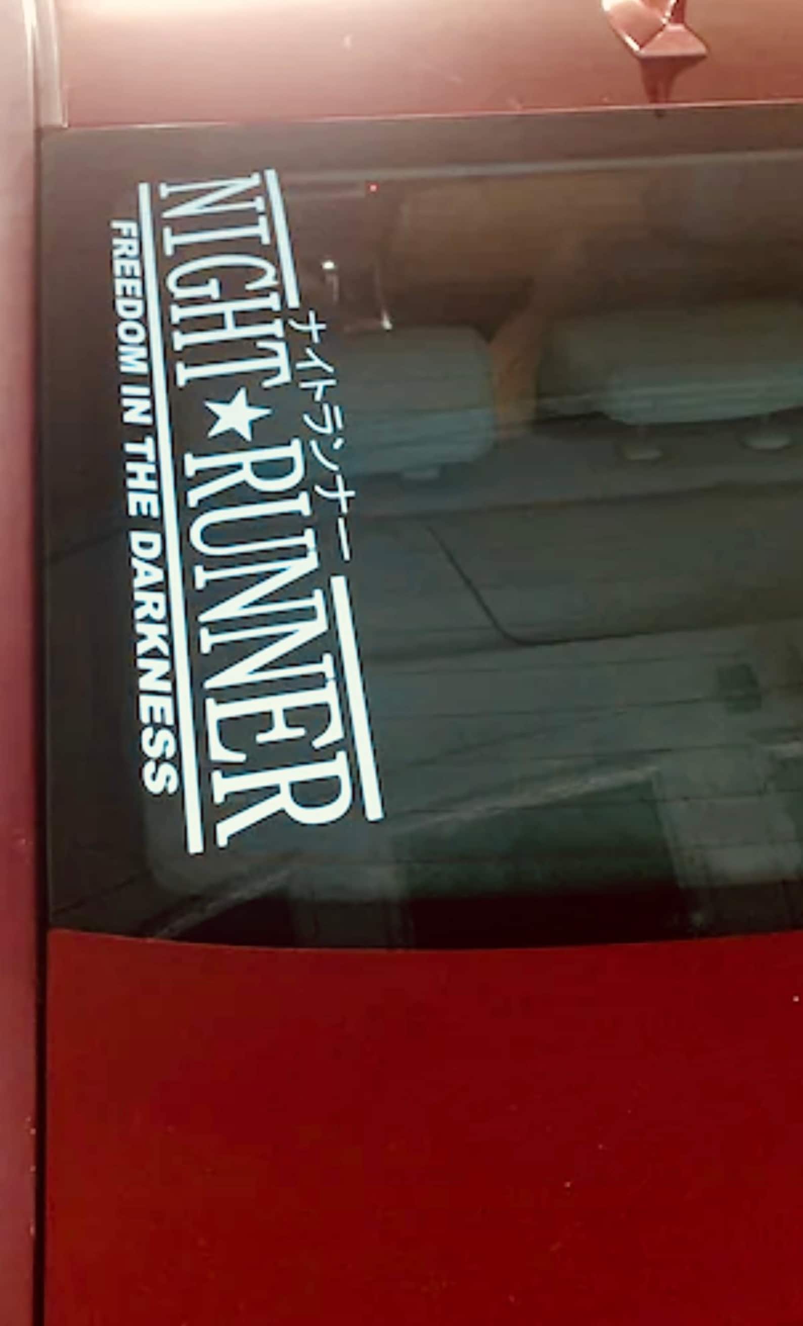 Night Runner Decal Sticker Freedom in the Darkness - Etsy
