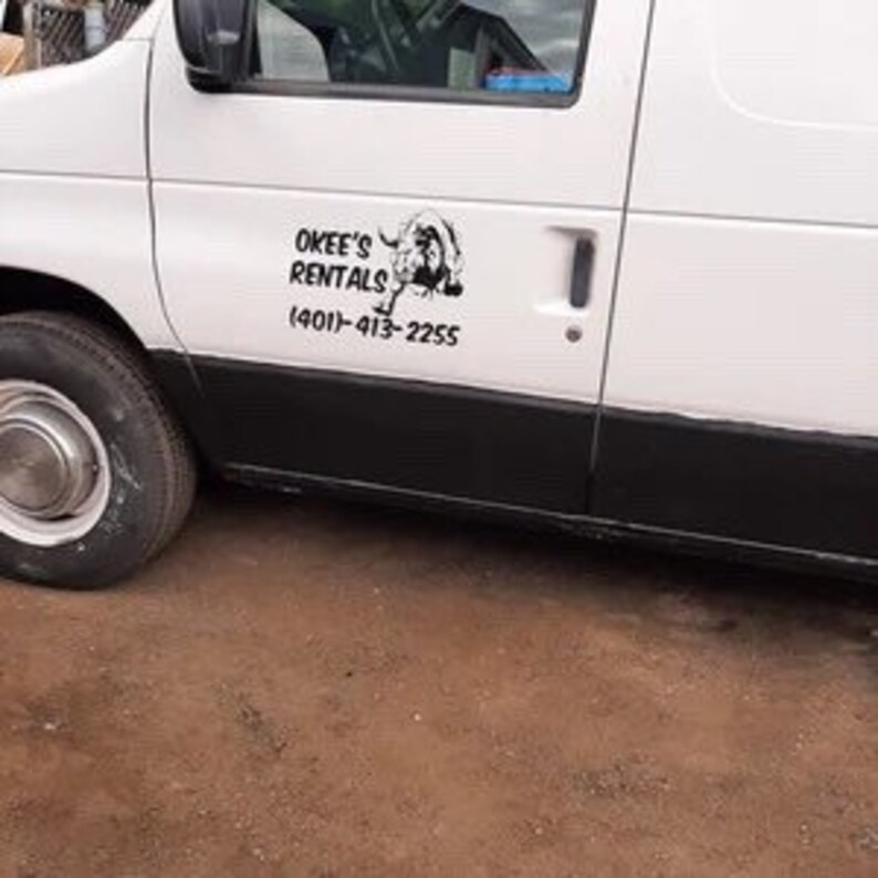 2 Custom Truck Decals Business Vehicles Stickers Trucks - Etsy