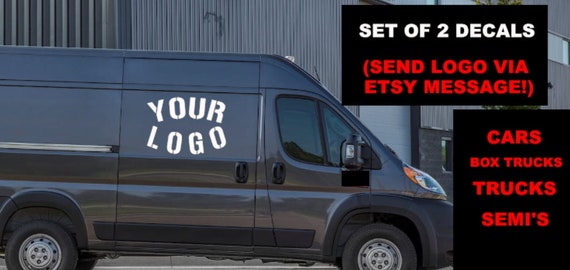 2 Custom Truck Decals Business Vehicles Stickers Trucks - Etsy