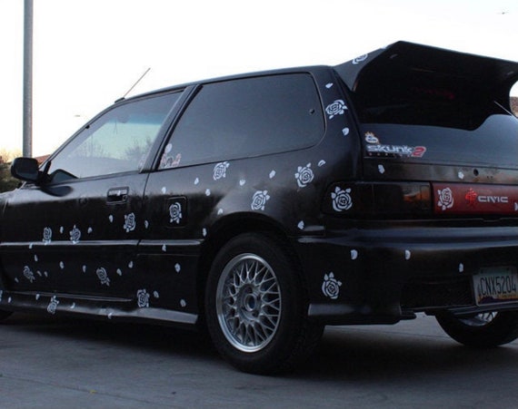 Rose and Falling Petals JDM Decal Sticker Pack rose Petals | Etsy