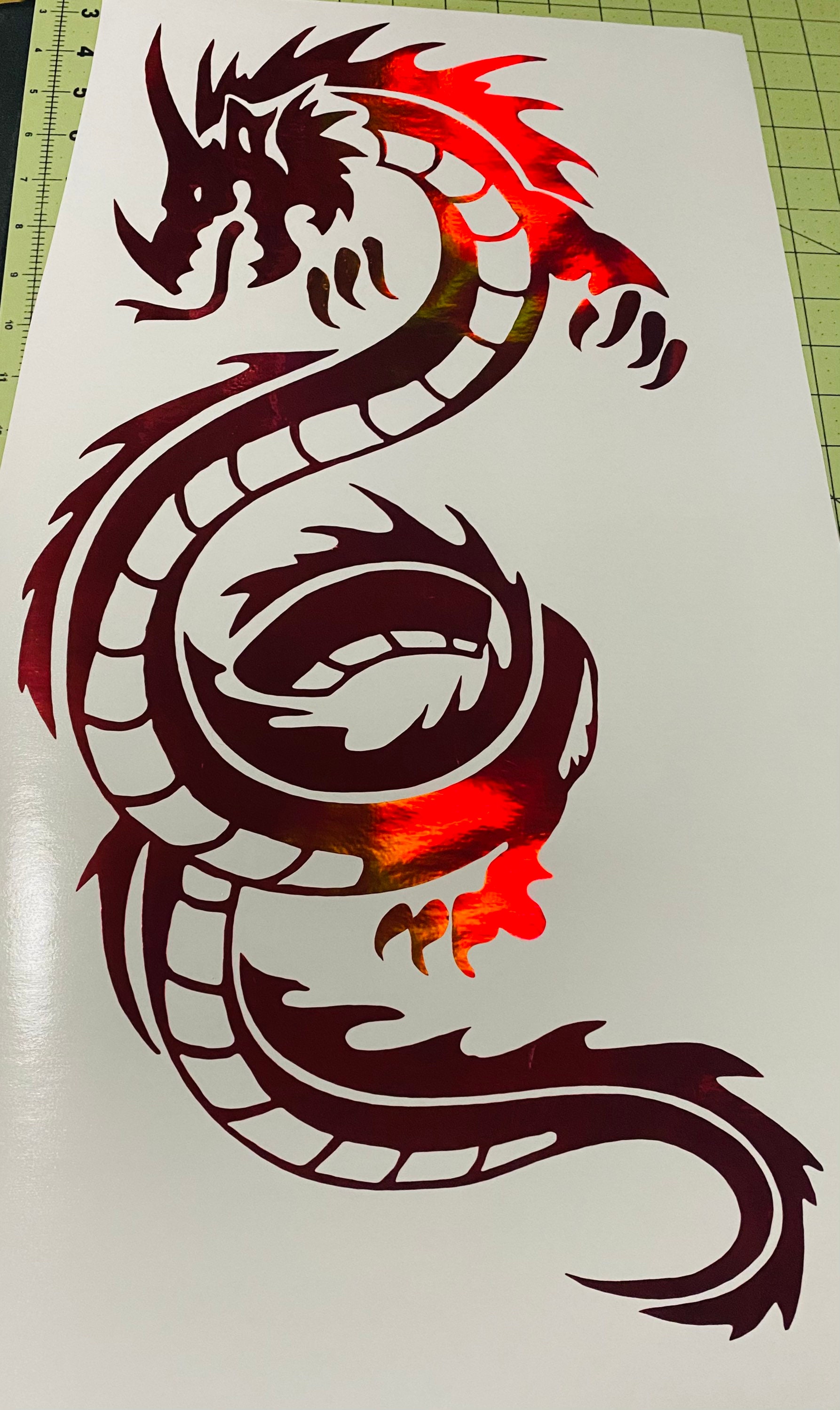 Dragon JDM Decal Sticker bumper dragon Japanese wall | Etsy