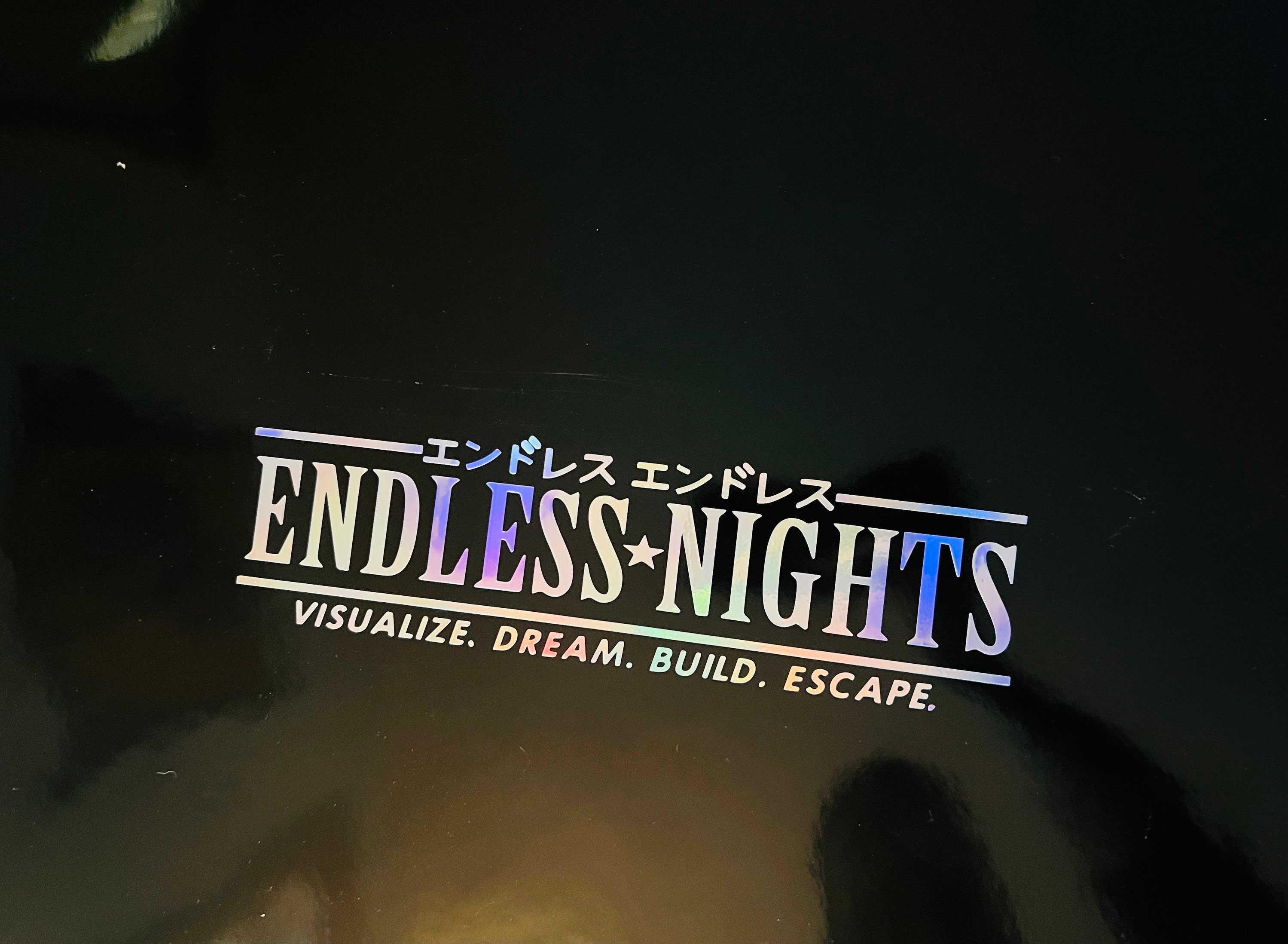 Endless Nights JDM Decal Sticker bumper Sticker Windshield - Etsy Australia