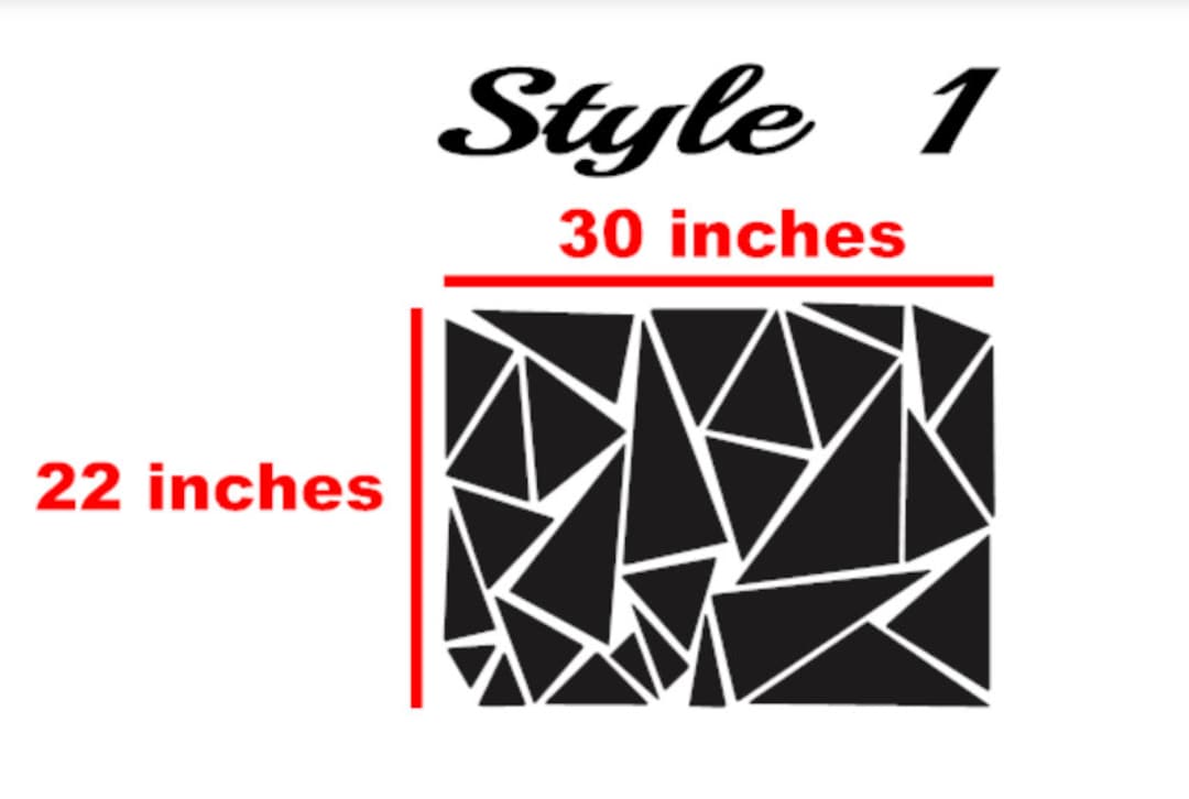 Triangle Decals – JDM Car Graphics, Choose Size & Color - Etsy