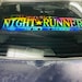Night Runner Decal Sticker - Freedom in the Darkness (windshield ...