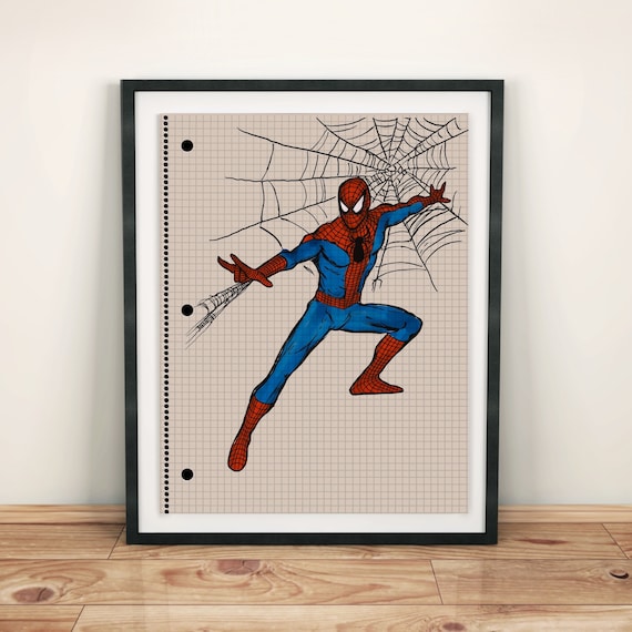 Spider Man Movie Sam Raimi Spiderman Newspaper Poster Print | Etsy