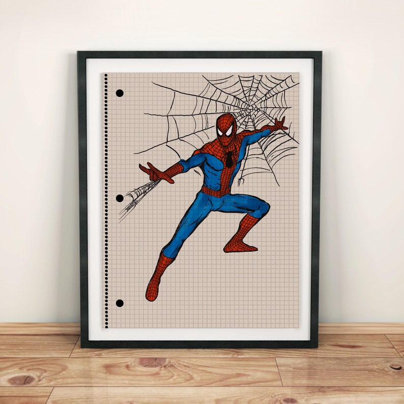 Spider Man Movie Sam Raimi Spiderman Newspaper Poster Print | Etsy