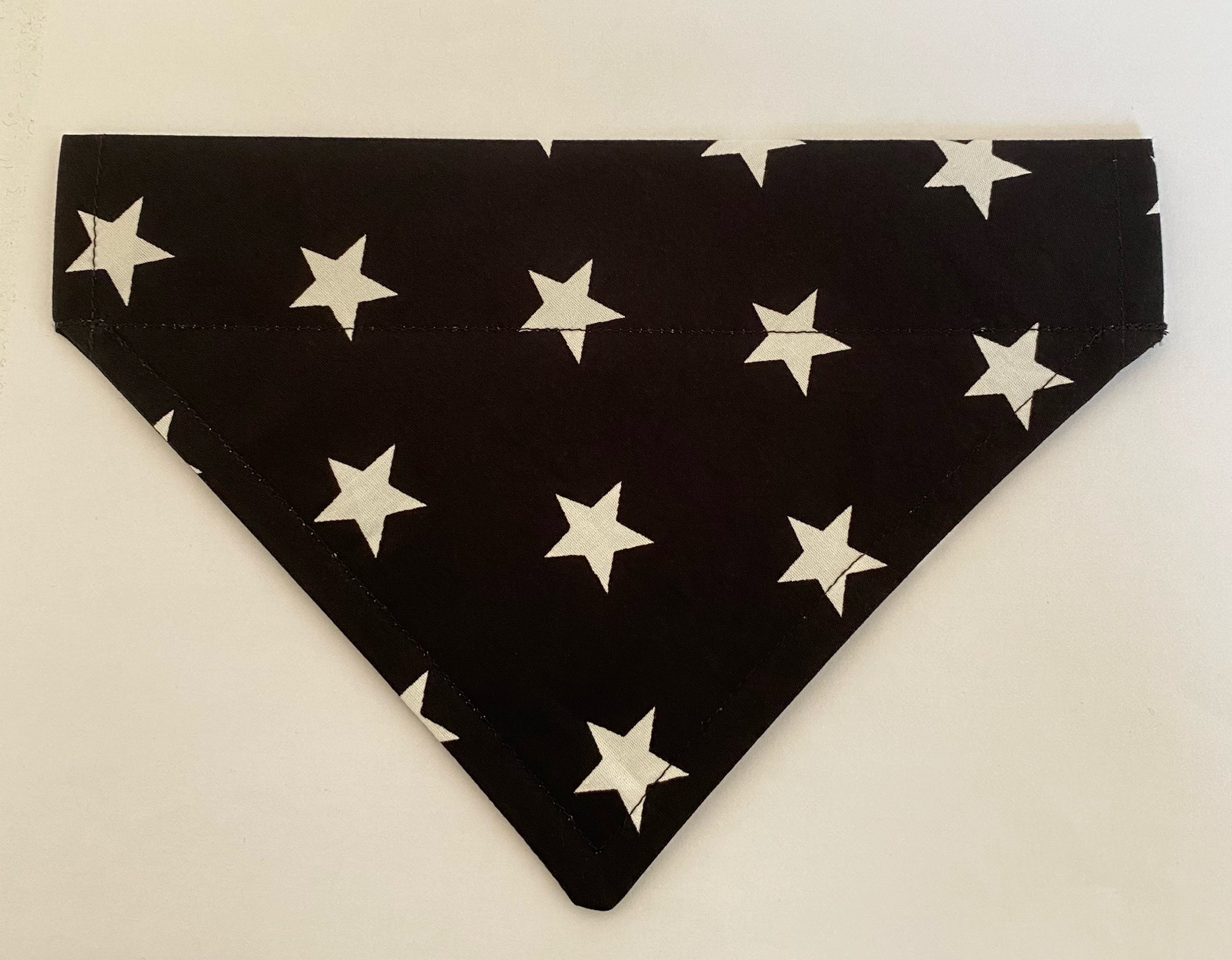 The Black Star Slip On Bandana | Etsy
