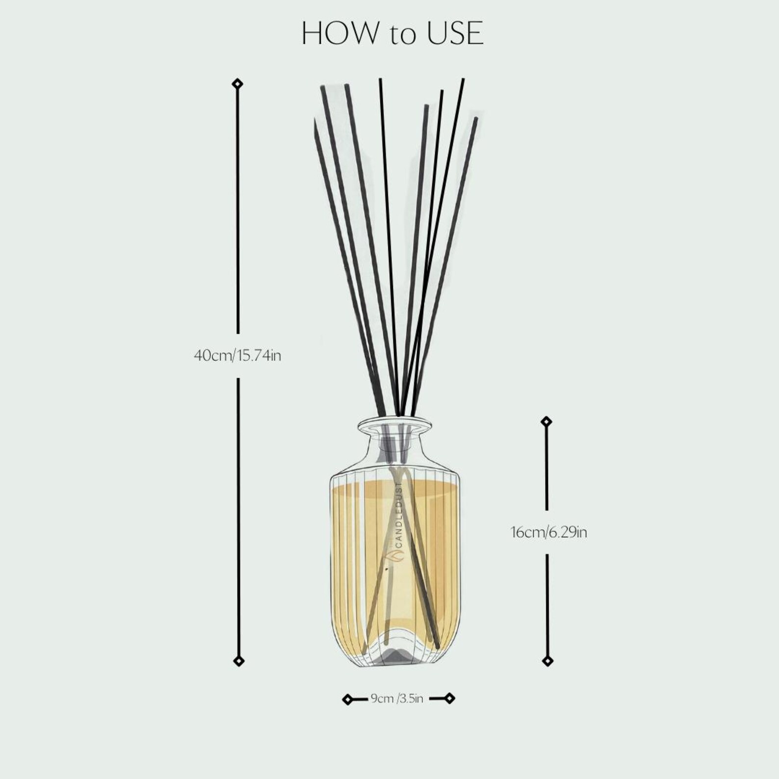 Reed Diffuser Signature | Room & Home Fragrance 16.9oz/500ml - Etsy
