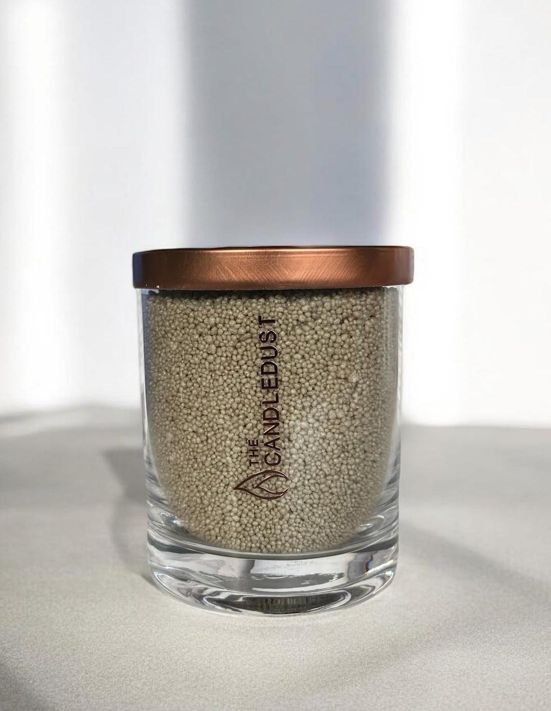 Candle Sand Olive Green Pearled in Glass /11.84oz/350ml - Etsy