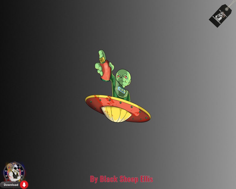 Alien Png Graffiti Printable Space Alien Graffiti Png Decal Stencil ...