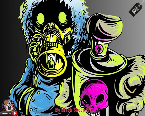 Graffiti Mask Character