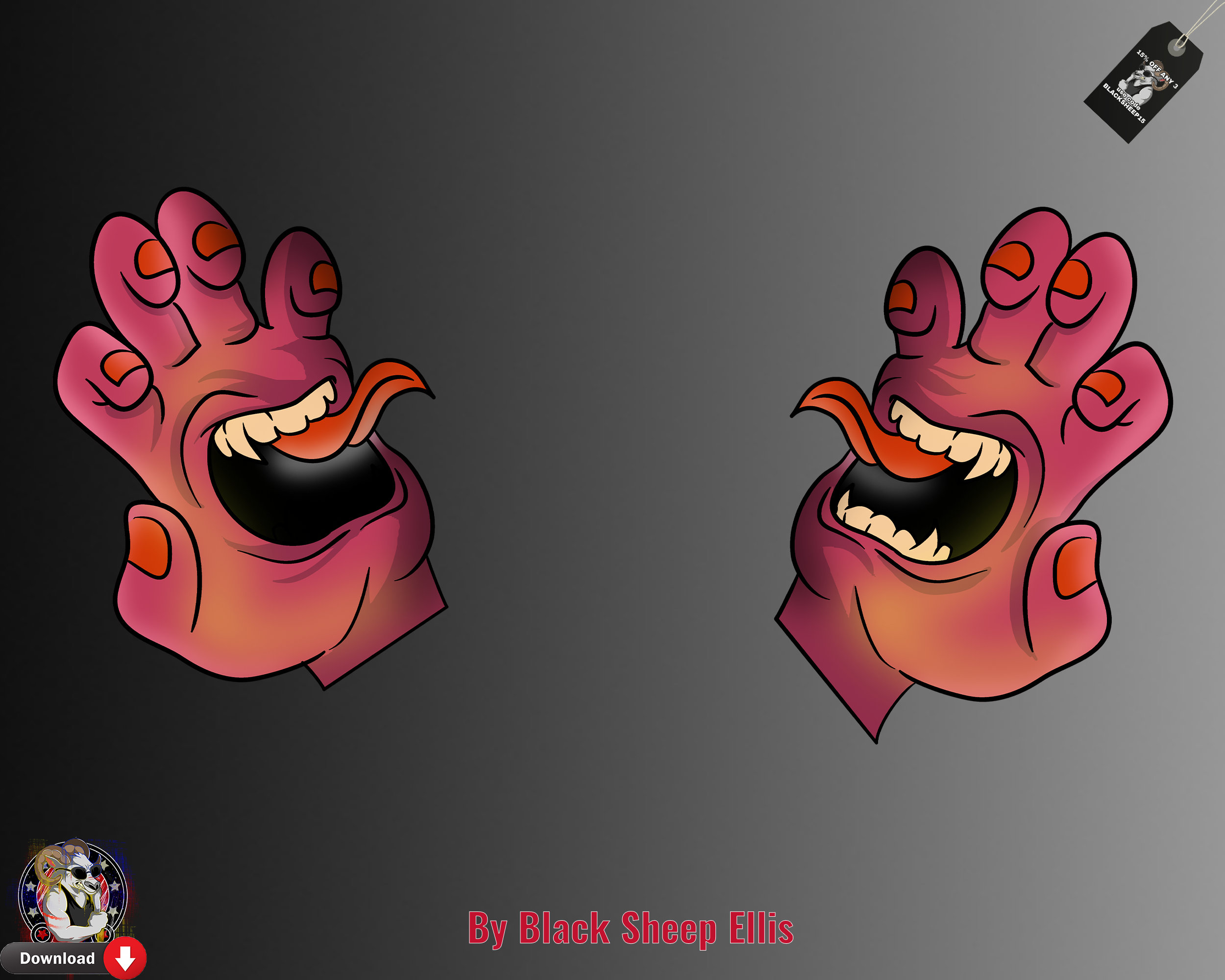 Devil Hand Sign Clipart