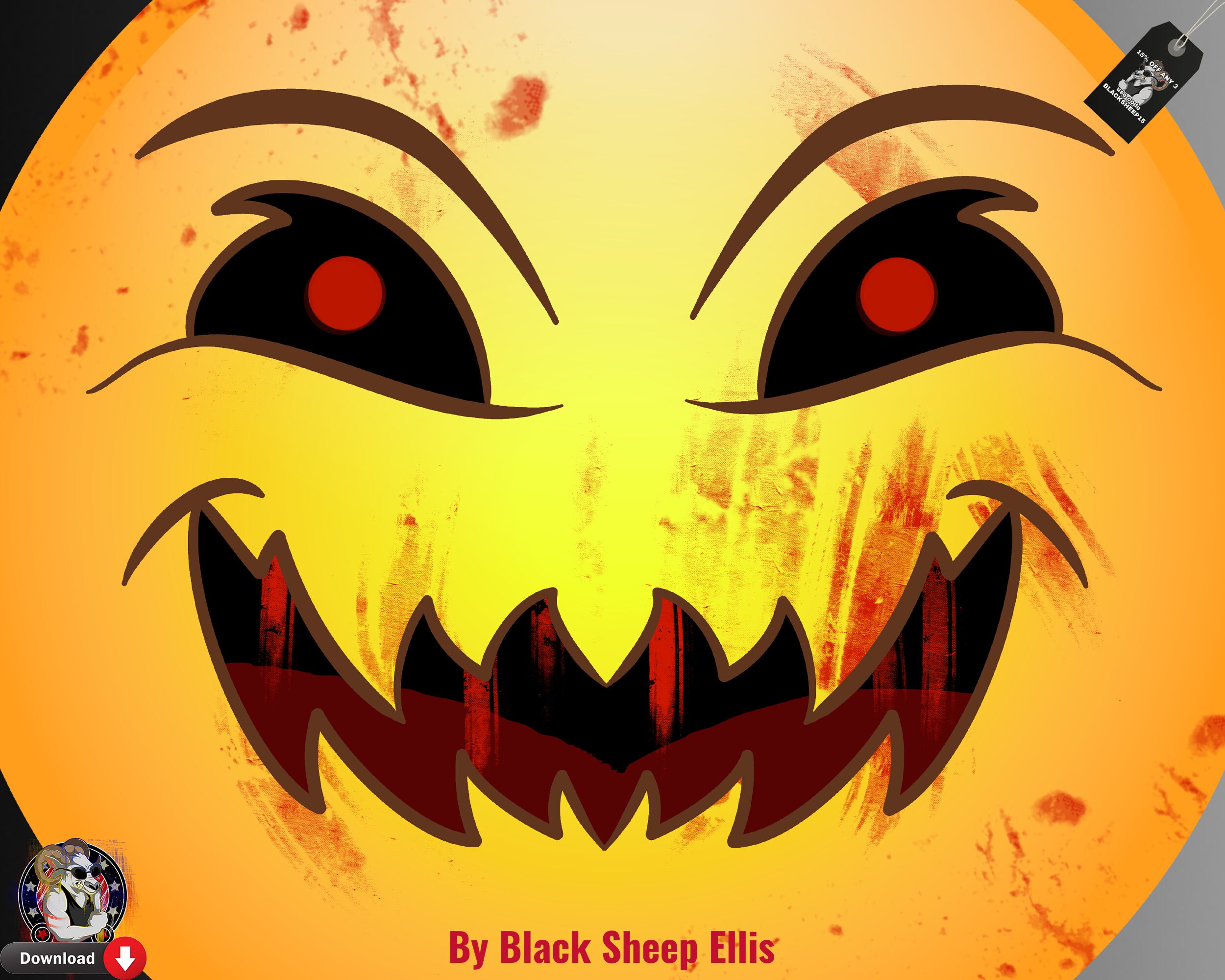 Scary Printable Smiley Face Png-horror Printable - Etsy Canada