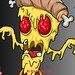 Zombie Pizza Art Print Pizza Slice Printable Creepy Pizza - Etsy