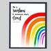 Be a Rainbow in Someone Else's Cloud | Printable Wall Art Decor ...