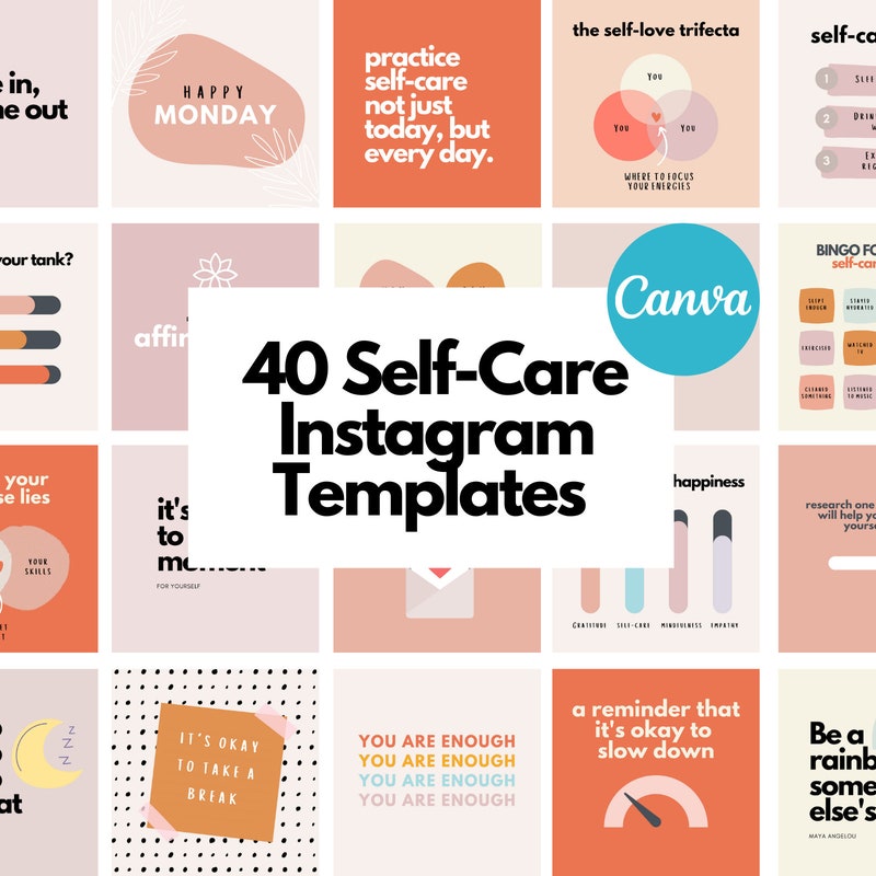 Self Care Instagram Bundle - Etsy