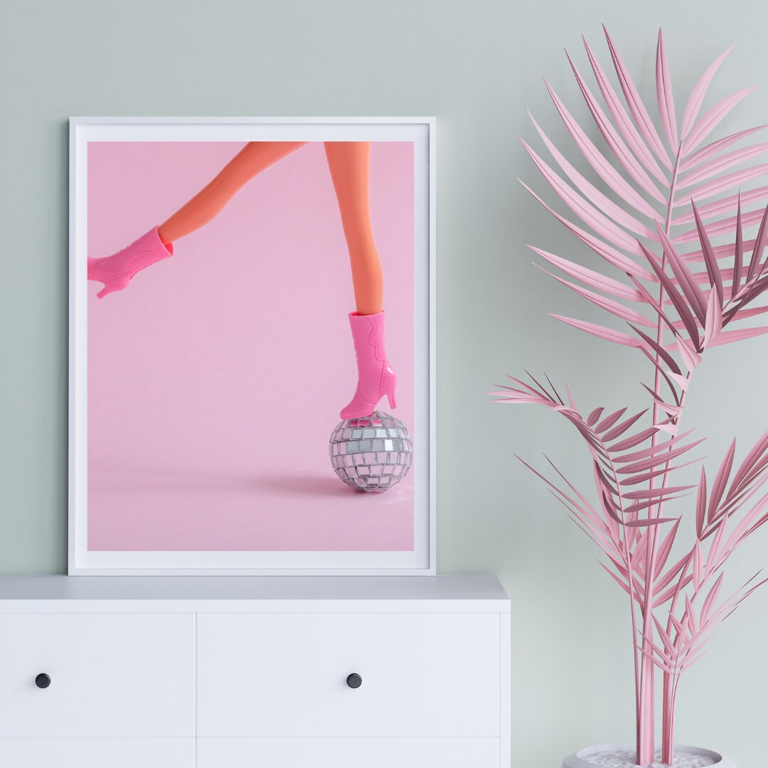 Disco Barbie, Barbie Wall Decor, Barbie Movie Poster, Barbie Doll ...