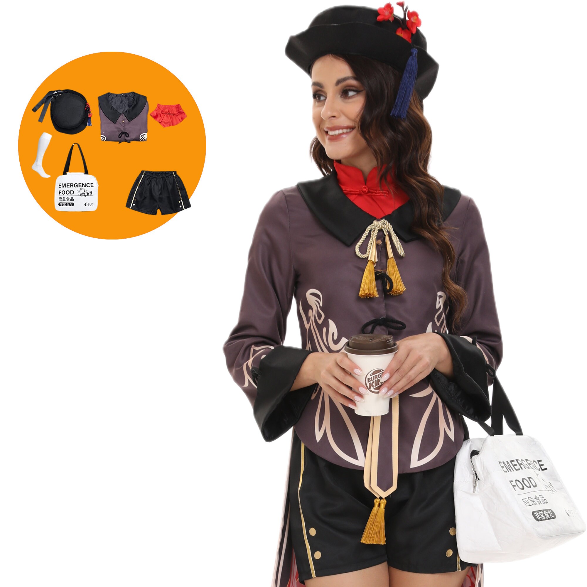 Genshin Impact Hutao Cosplay Costume Hu Tao Outfitl Halloween - Etsy