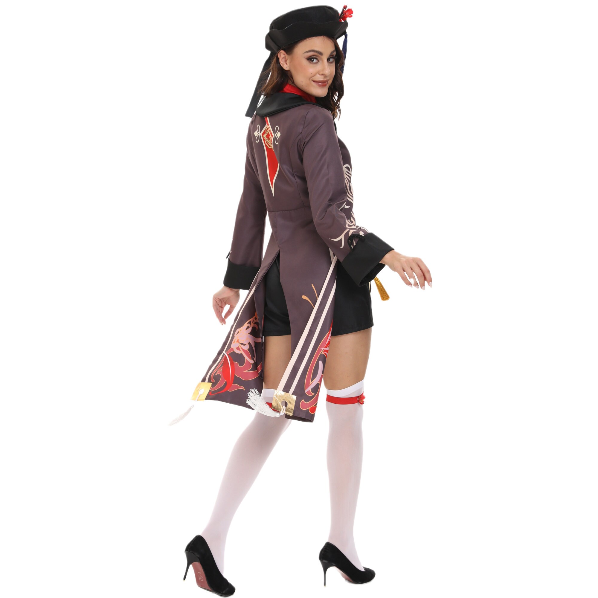 Genshin Impact Hutao Cosplay Costume Hu Tao Outfitl Halloween Costumes ...