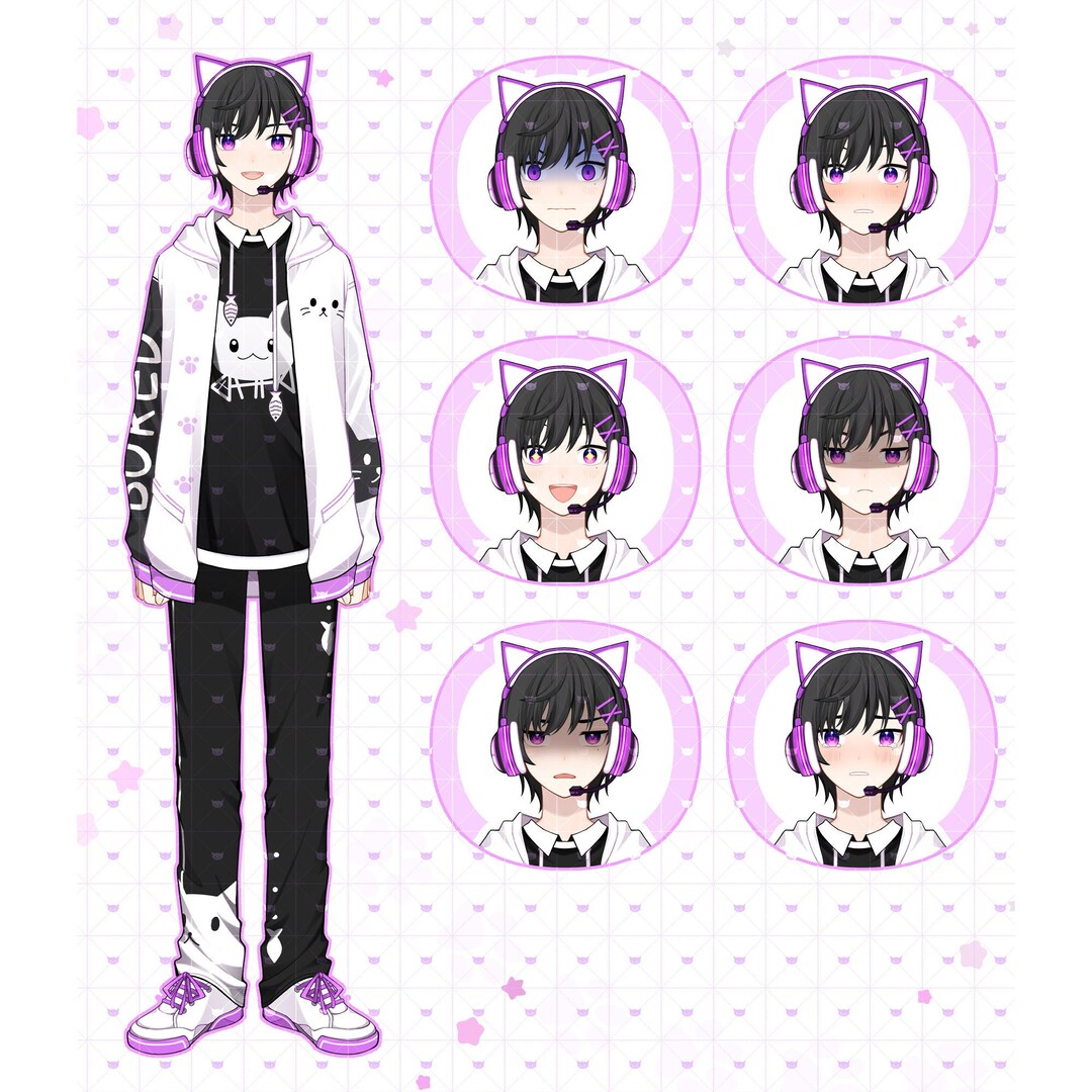 Customized Face Expression Price Only for Vtuber Don't Order Directly ...