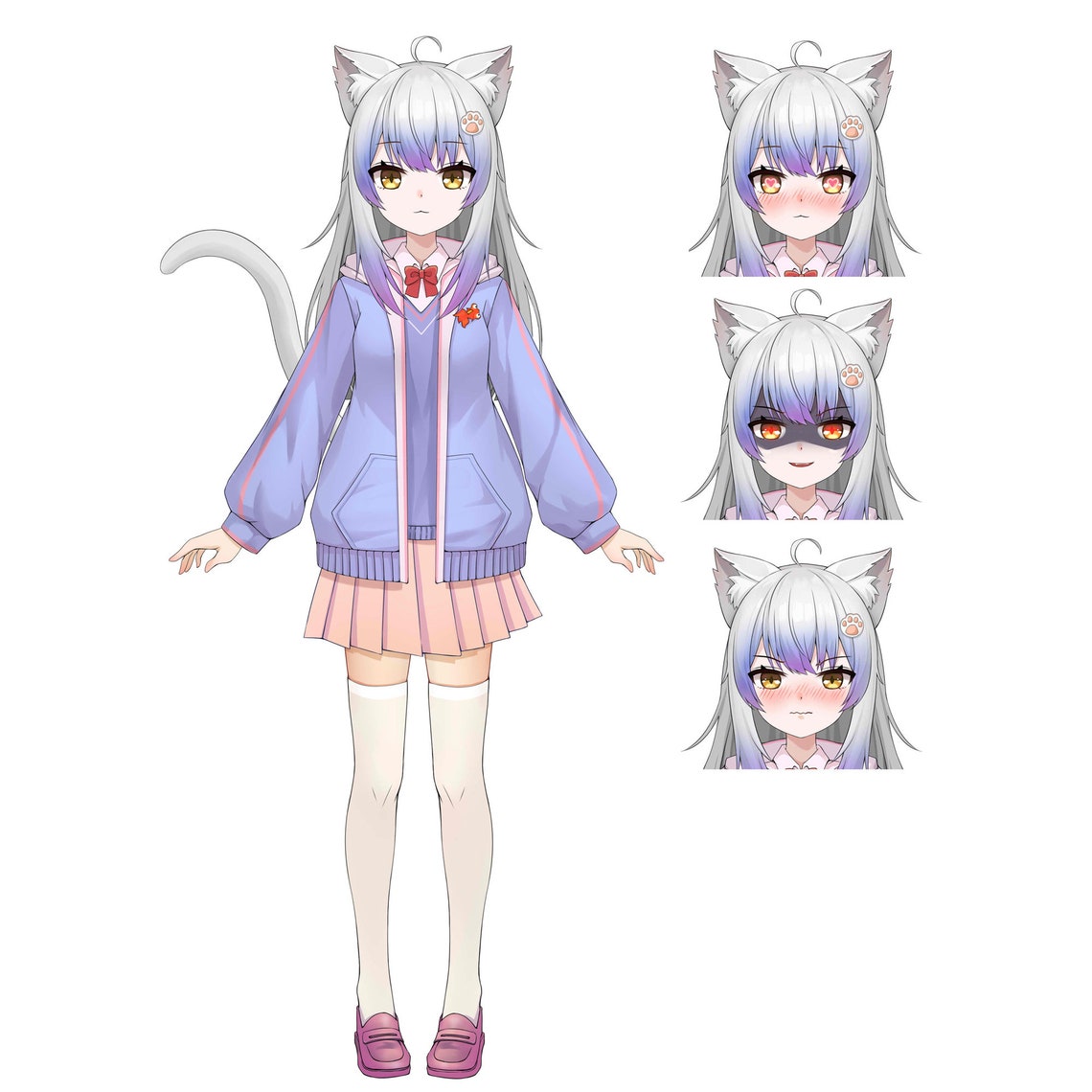 Customized Face Expression Price Only for Vtuber Don't - Etsy