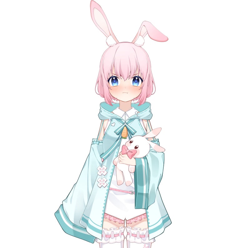 Vtuber Commission Super Fine Video Full Body Live2d Sample Custom Made Live2d Character Design