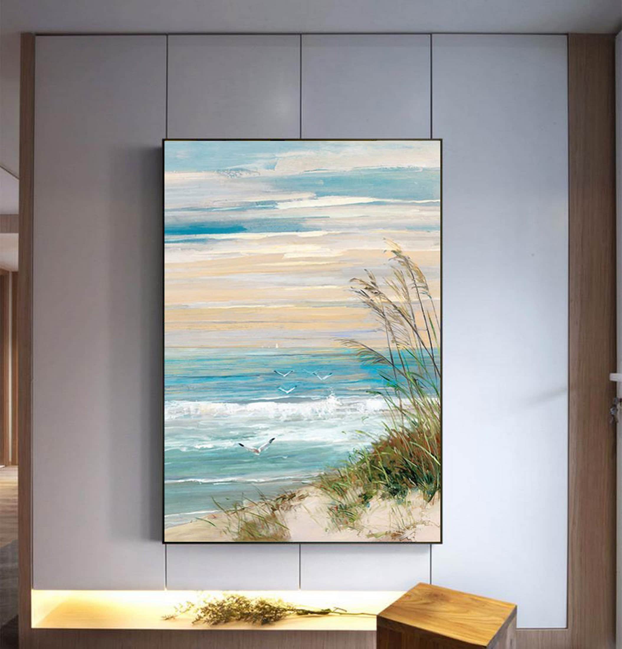 Ocean Sea View Landscape Hand-painted Large Oil Painting - Etsy
