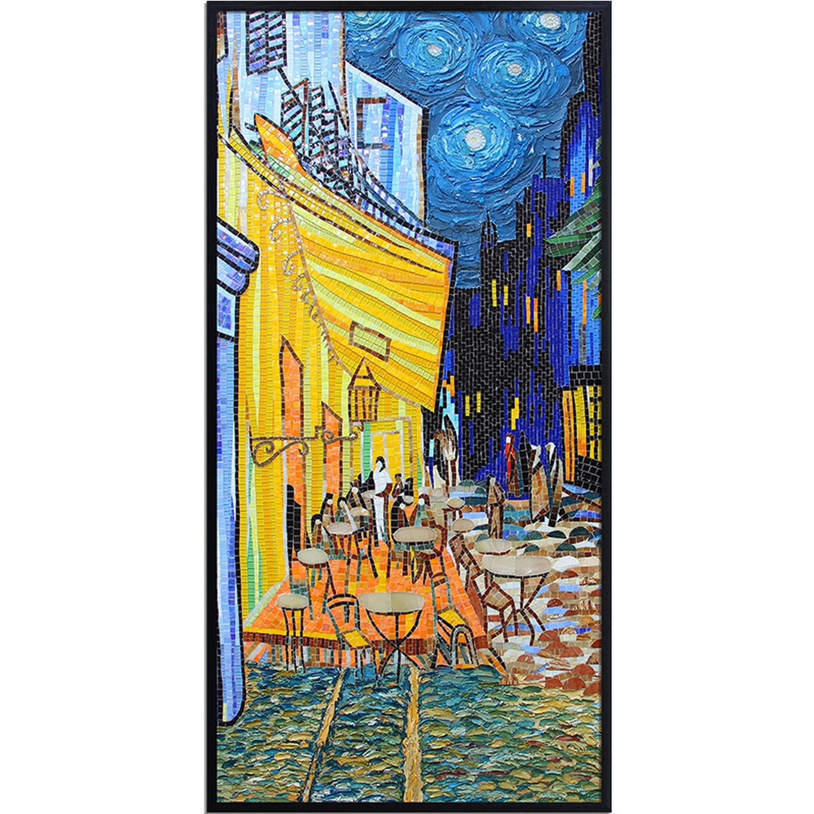 Mosaic Cafe Art Mosaic Wall Art Mosaic Paiting Art Deco - Etsy