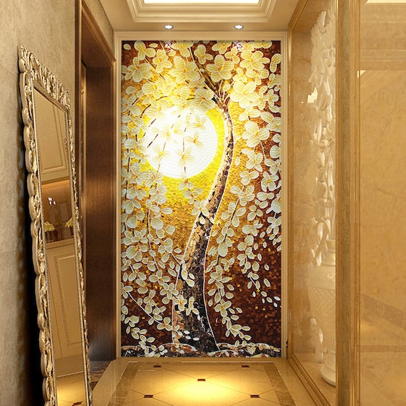 Mosaic Tree Art Mosaic Wall Art Mosaic Paiting Art Deco - Etsy