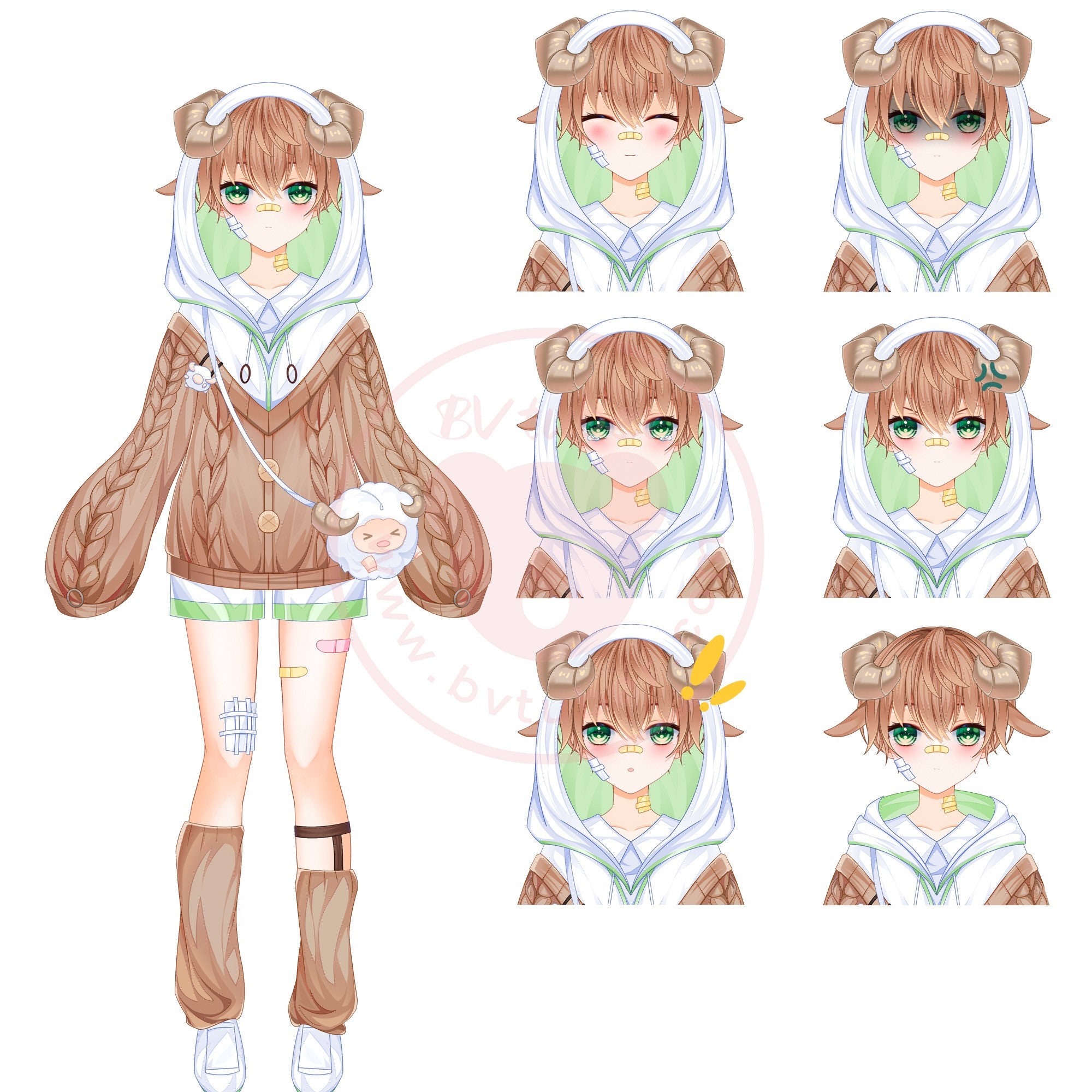 Custom Male Vtuber Commission Super Fine Rigg Quality Full Body ...