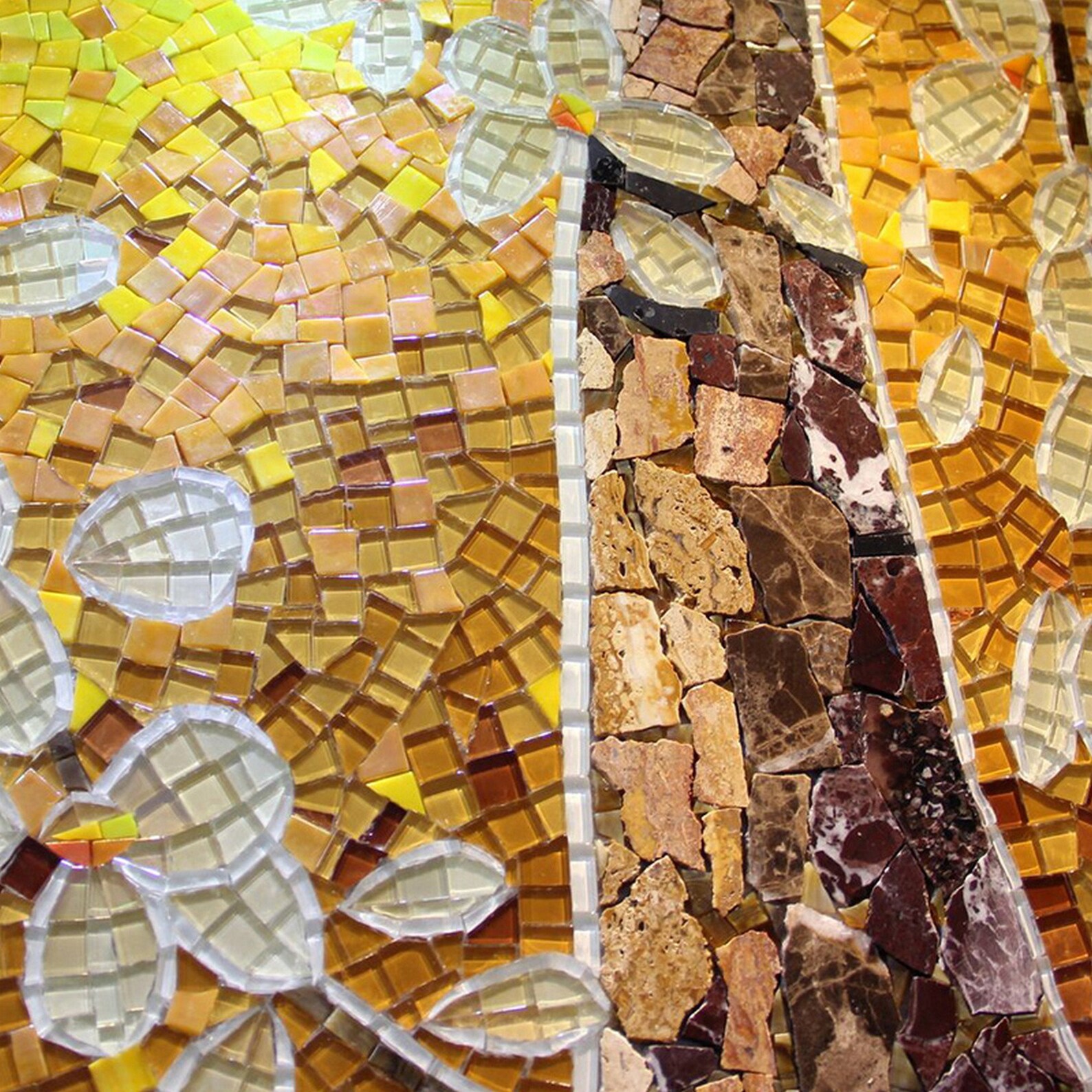 Mosaic Tree Art Mosaic Wall Art Mosaic Paiting Art Deco Painting Blue ...