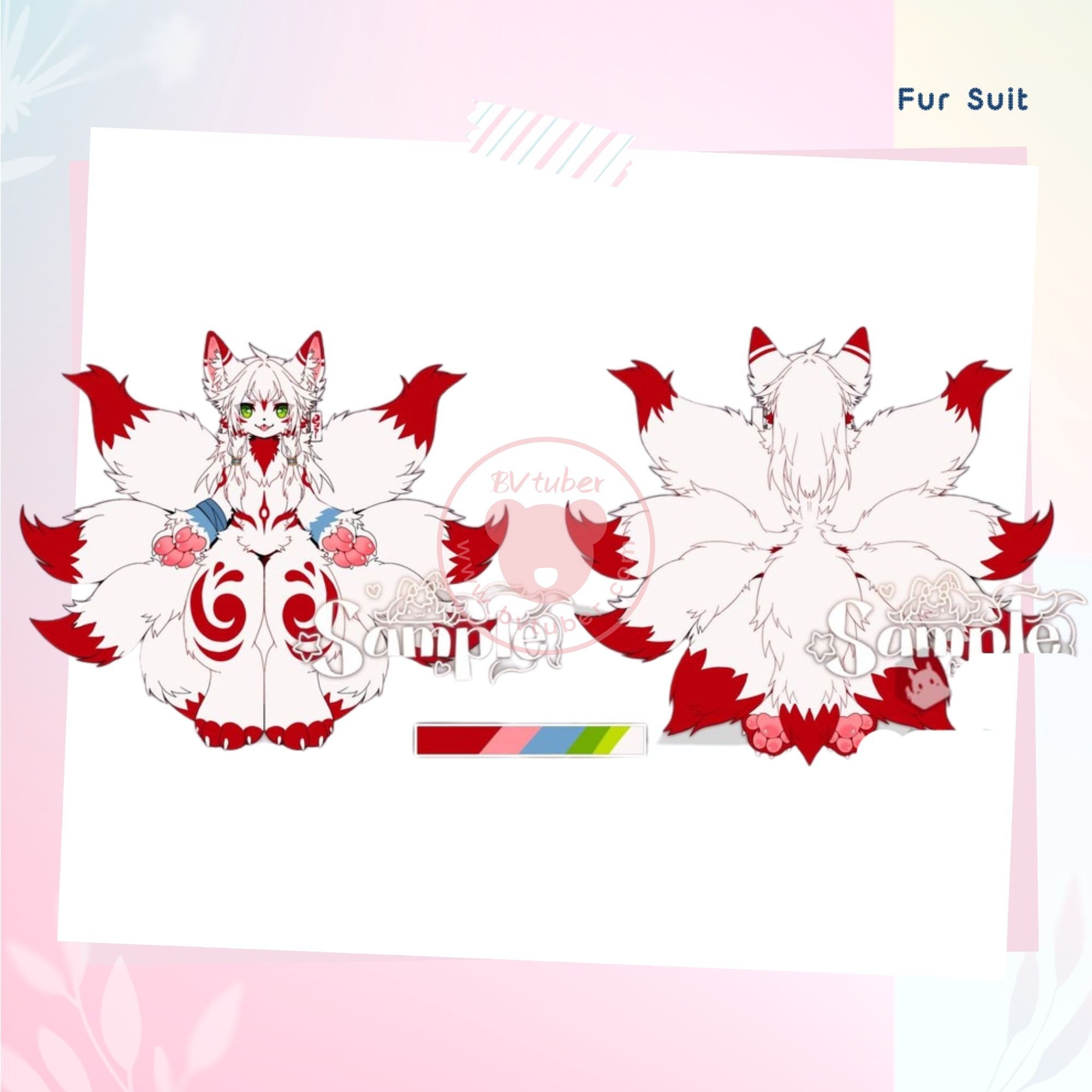 Custom Furry Artistry Fursuit Commission Furry Art Furry Vtuber Kemono ...