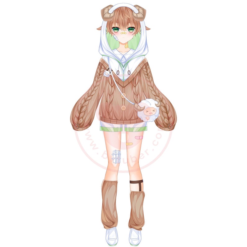 Custom Male Vtuber Commission Super Fine Rigg Quality Full Body ...