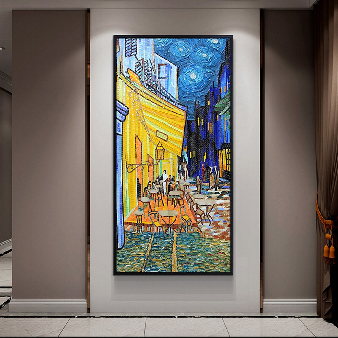 Mosaic Cafe Art Mosaic Wall Art Mosaic Paiting Art Deco - Etsy