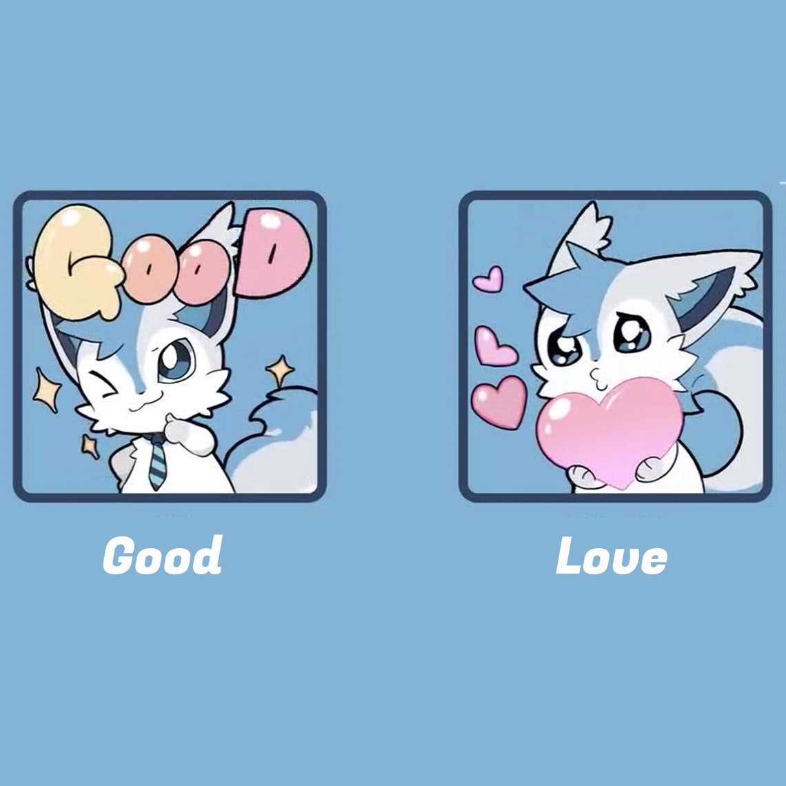 Customized Emoji for Vtuber Commission Chibi Version Twitch | Etsy