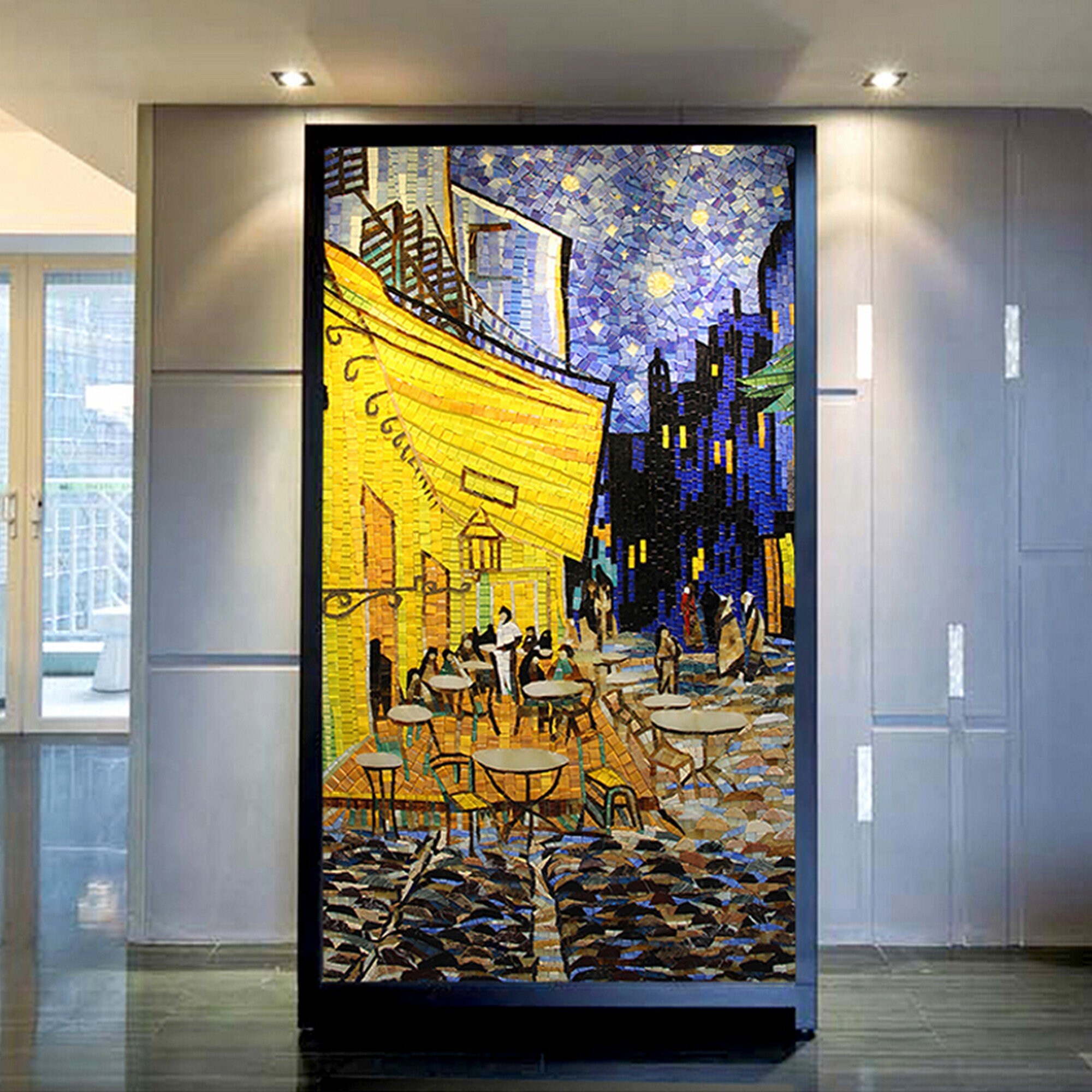 Mosaic Cafe Art Mosaic Wall Art Mosaic Paiting Art Deco - Etsy